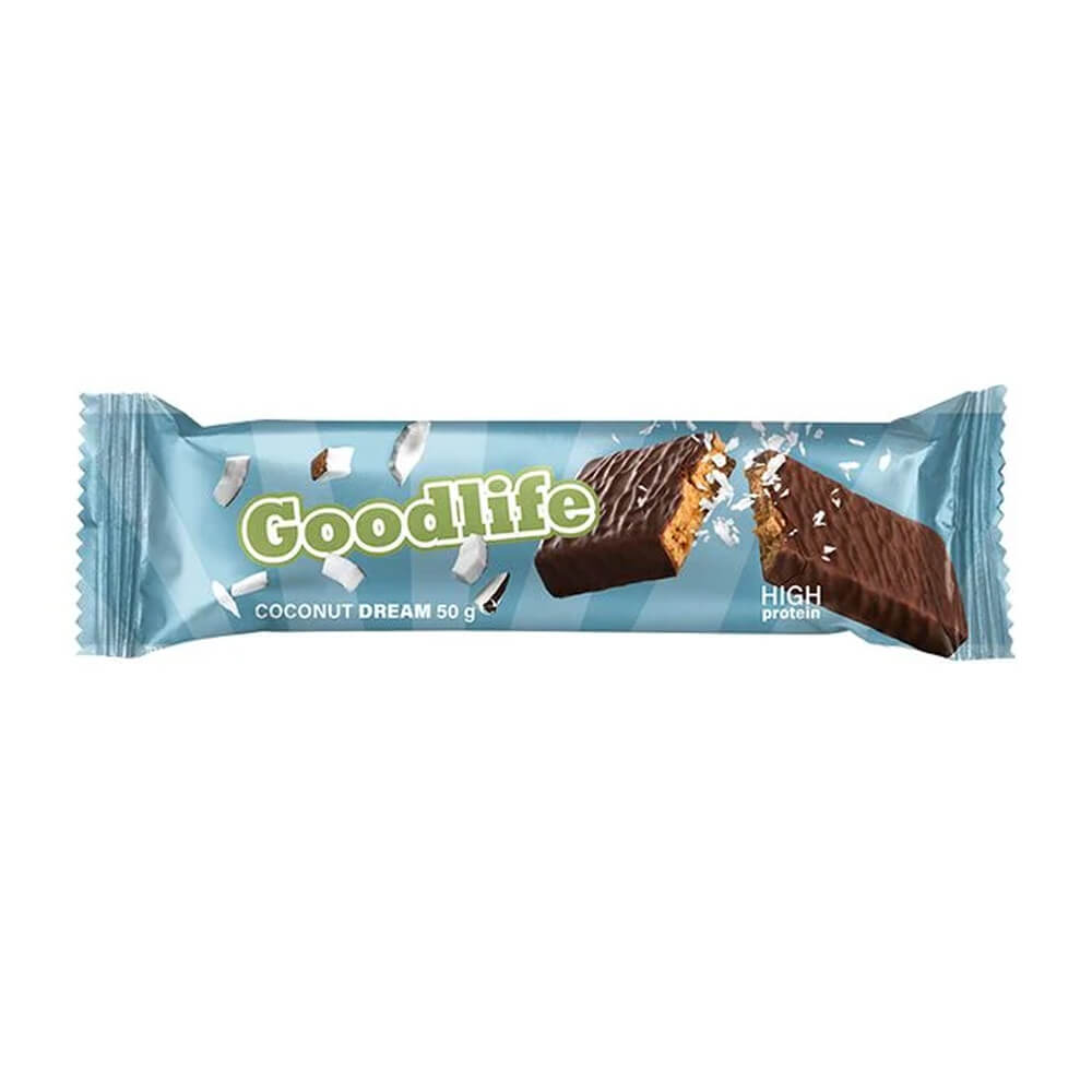 Goodlife Proteinbar, 50 g (Coconut Dream) | Proteinbarer - Bars