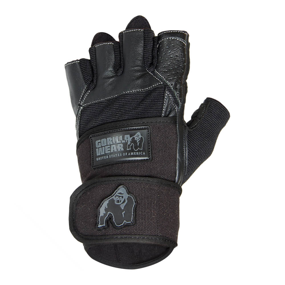 Gorilla Wear Gear Dallas Wrist Wrap Gloves, black | Træningshandsker ...
